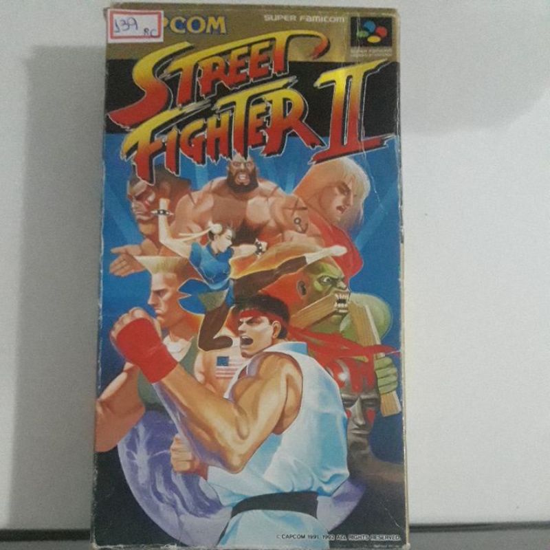 jogo Street Fighter 2 original relabel super famicom | Shopee Brasil