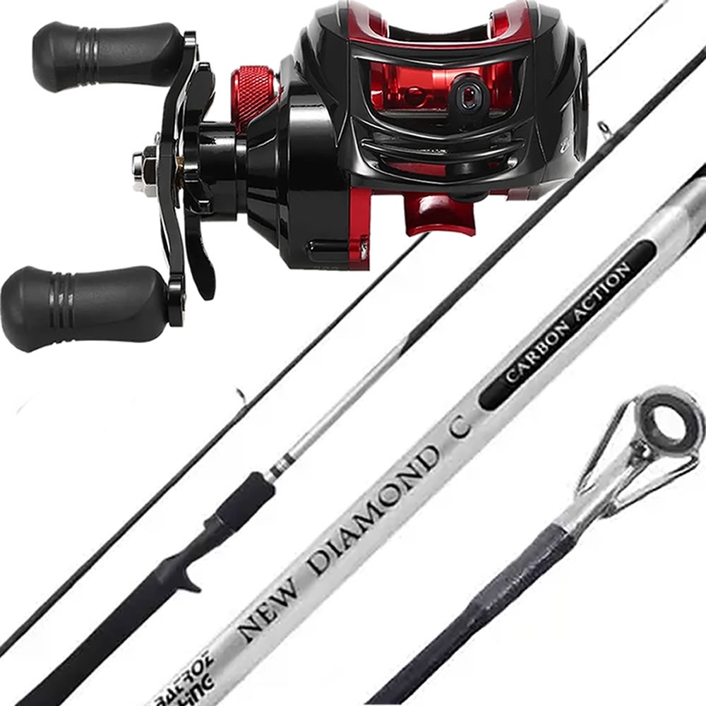 Carretilha 19 Rolamentos Drag 8kg Vara P/ Carretilha | Shopee Brasil