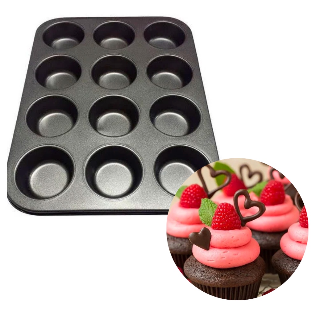Forma Cupcake 12 Unidades | Shopee Brasil