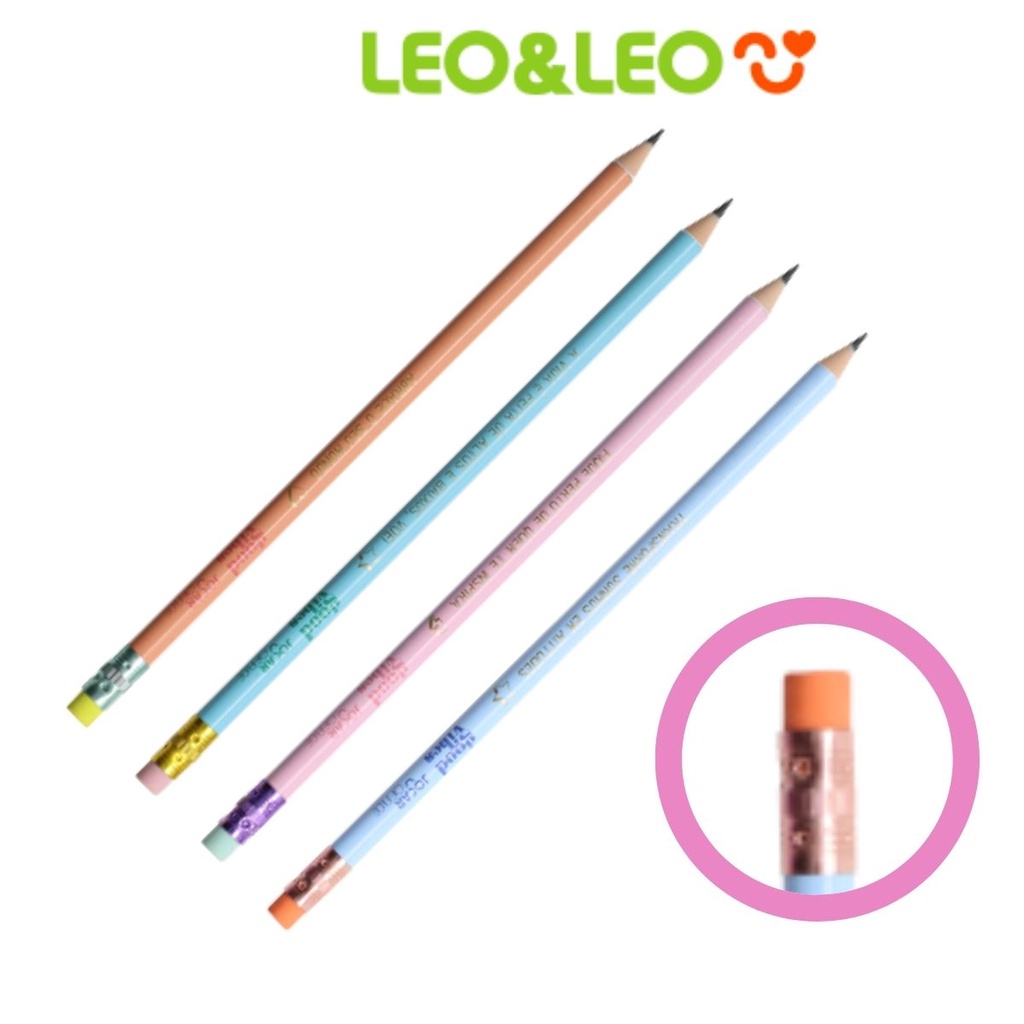Lapis Decorado de Escrever GOOD VIBES 1UN ou Kit c/ 4UN- Leo&Loe ...