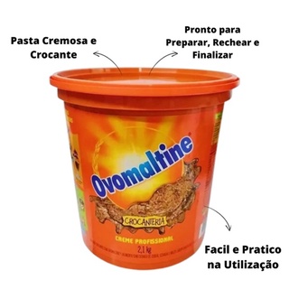 Cobertura e Recheio Ovomaltine Pote 2,1kg | Shopee Brasil