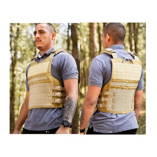 Colete Balístico Tático Plate Carrie Modular Resgate Militar | Shopee ...