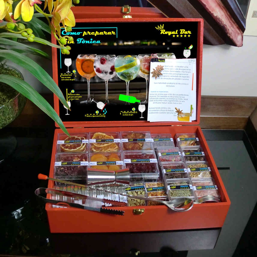 Kit gin tonica 22 especiarias para gin + 13 misturas exclusivas ...
