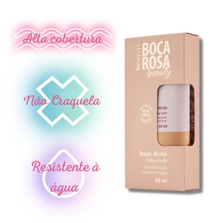 Base Boca Rosa nova embalagem, alta cobertura | Shopee Brasil
