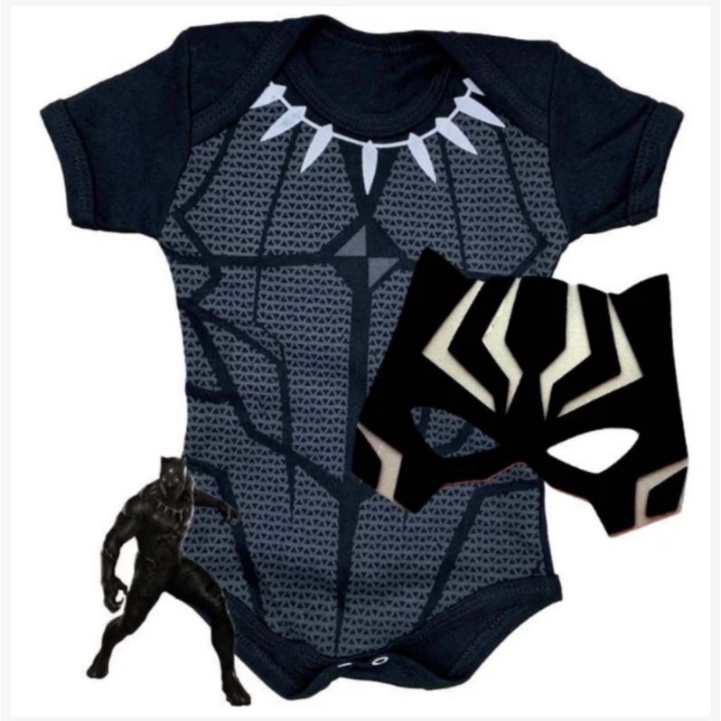 Fantasia baby body Pantera Negra | Shopee Brasil