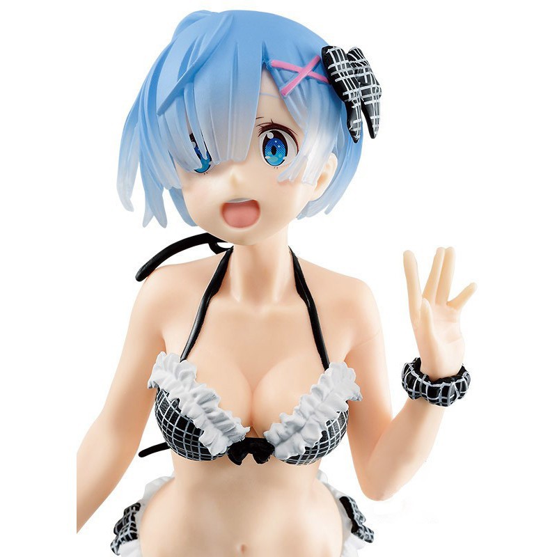 Re : Zero Vida Em Um Mundo Diferente Do Ram Rem Bikini EXQ ver . Figura | Shopee Brasil