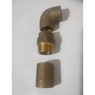 Kit com 3 conectores BKA macho 22x3/4+ luva 22x3/4+ cotovelo 22x3/4 ...