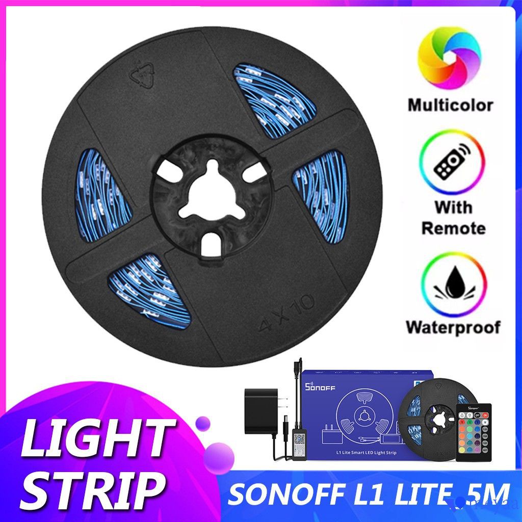 Sonoff L1 Lite 5 M Rgb Wi @ - @ Fi Inteligente Led Light Strip Ue / Eua ...