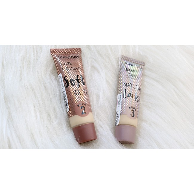 Base Natural Look e Soft Matte Ruby Rose | Shopee Brasil