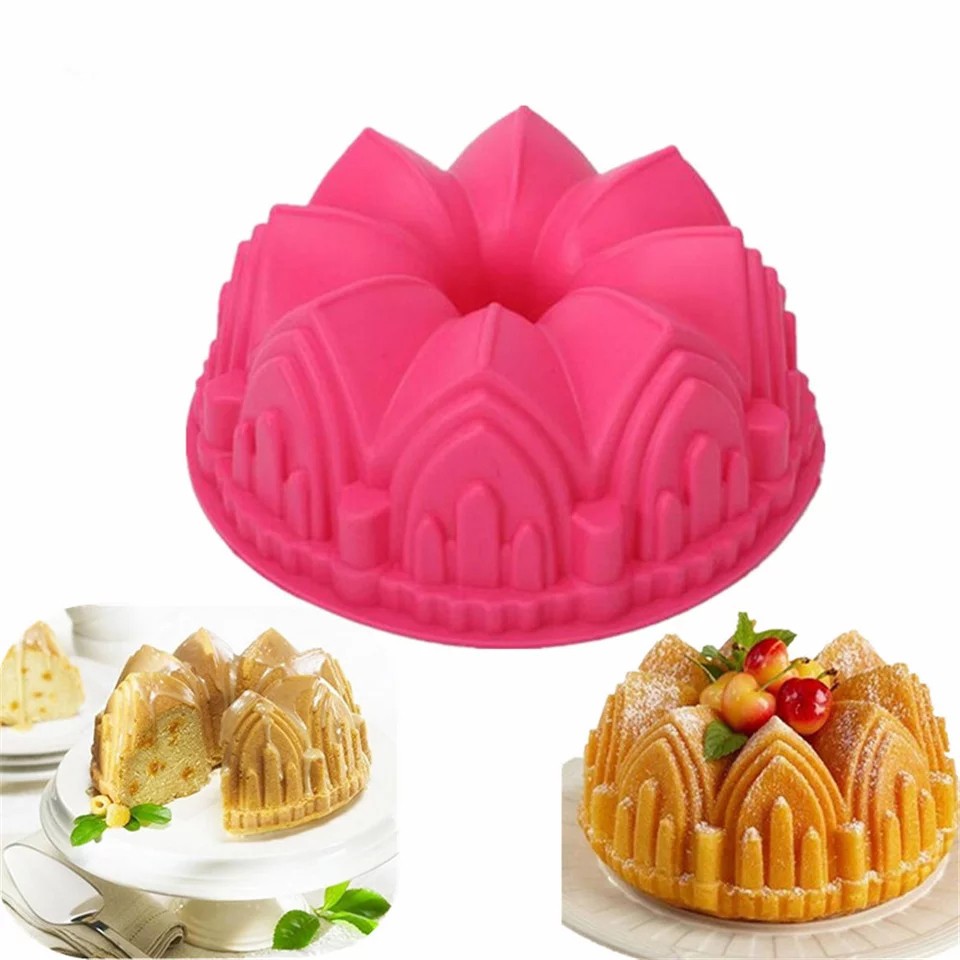 forma de silicone para bolos tortas mousse formato catedral | Shopee Brasil