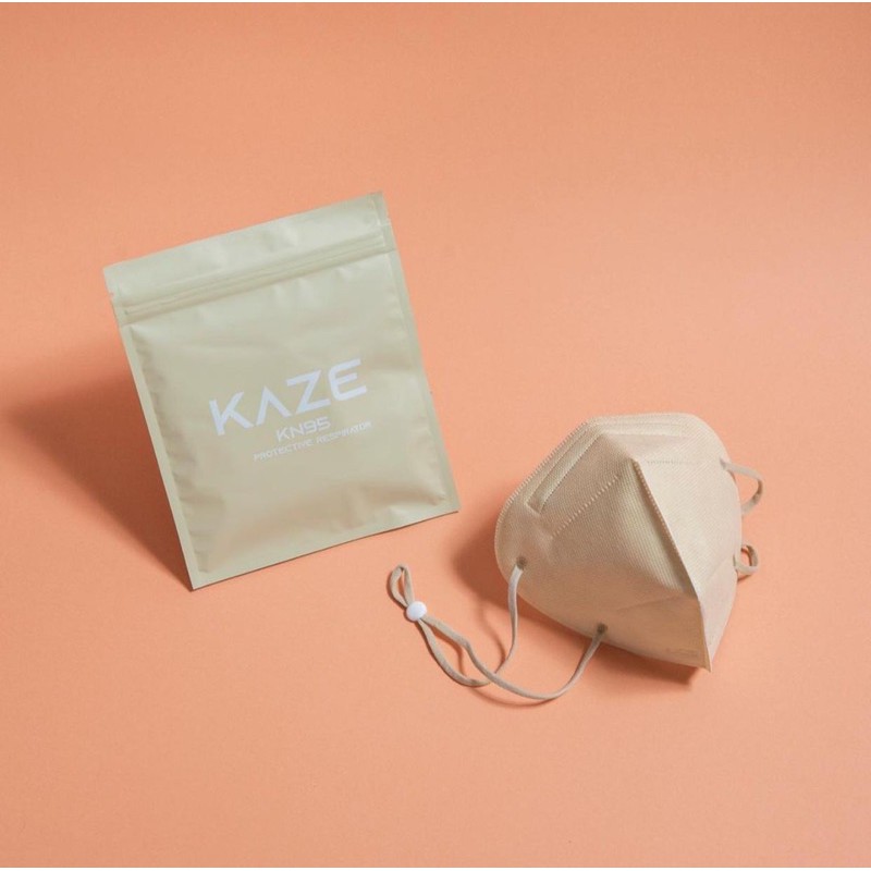 Máscara De Areia Kaze KN95 Bege | Shopee Brasil