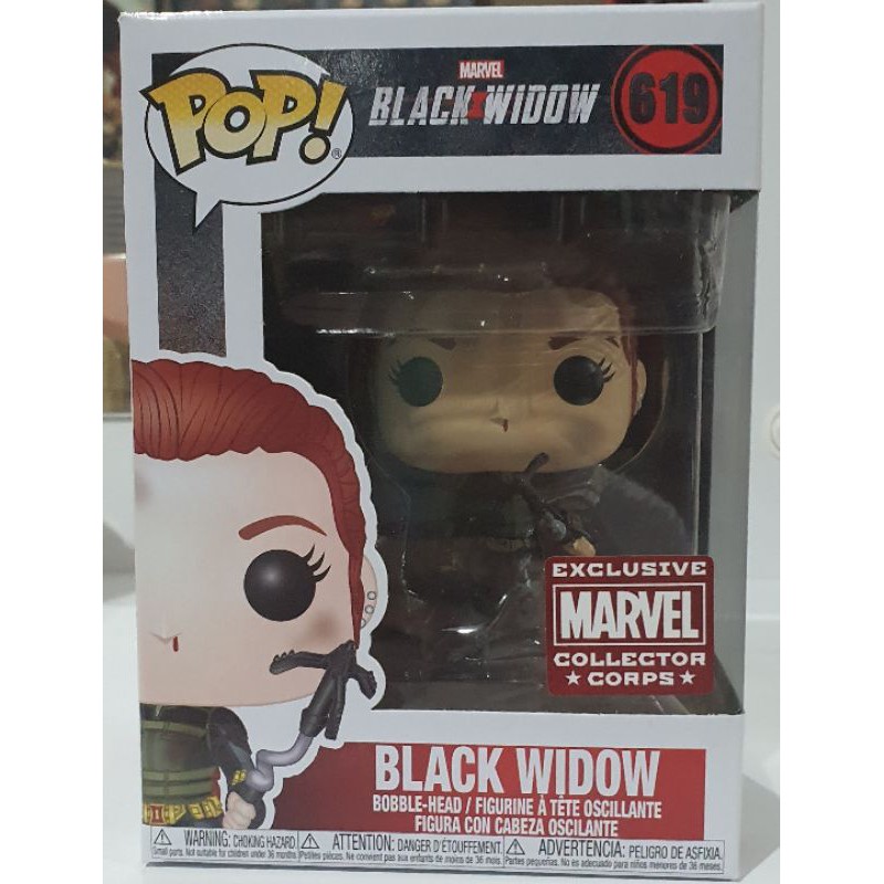 Funko Pop! Black Widow Viuva Negra #619 Exclusiva Box Marvel Original ... Funko Pop! Black Widow Viuva Negra #619 Exclusiva Box Marvel Original ...