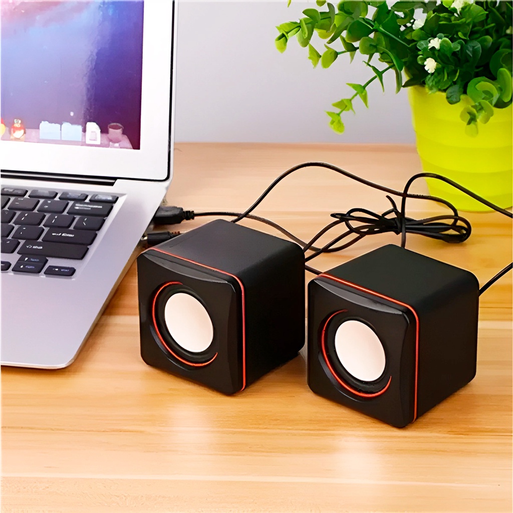 Mini Caixa de Som Potente Usb P2 Com Auxiliar Para PC e Notebook Home Office | Shopee Brasil