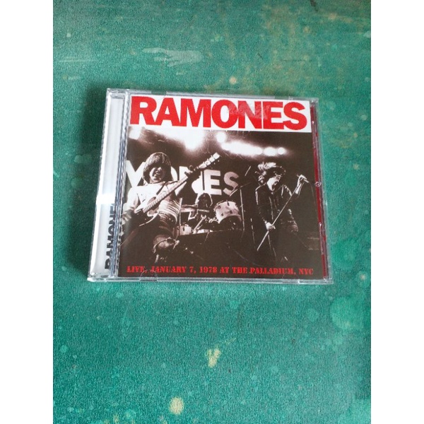 CD Ramones - Live, January 7, 1978 At The Palladium, NYC (Importado) | Shopee Brasil