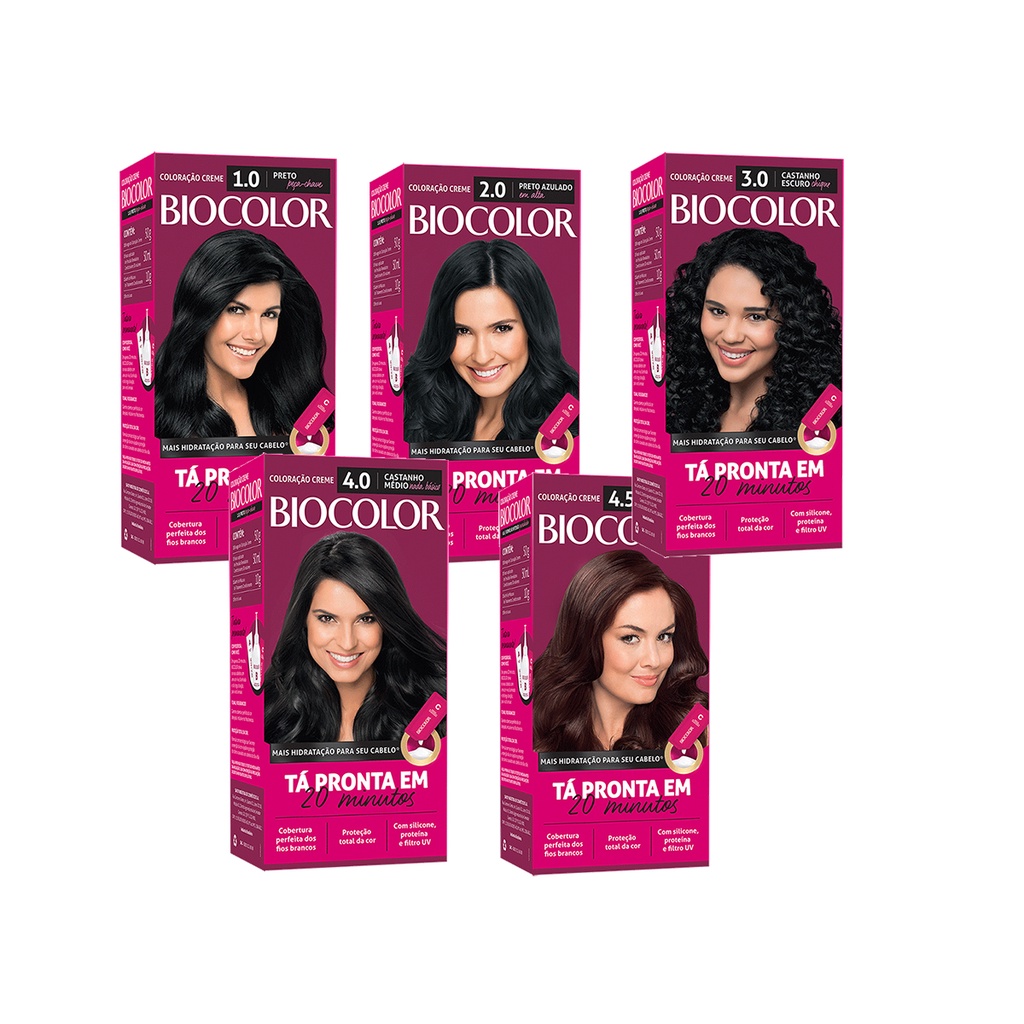 Tintura Coloração Creme Biocolor Mini Kit ( Clique e Escolha a Cor ...