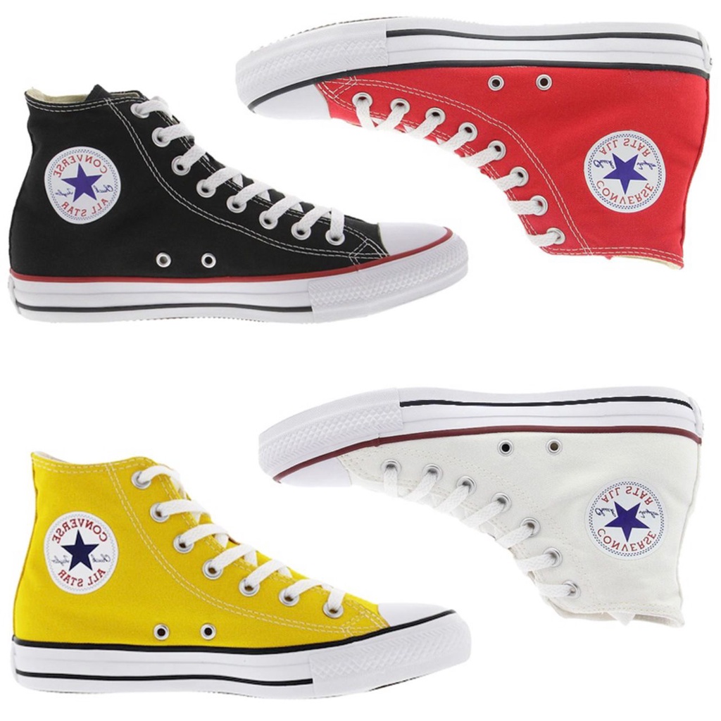 Tenis All Star cano alto botinha converse super promocao feminino ...