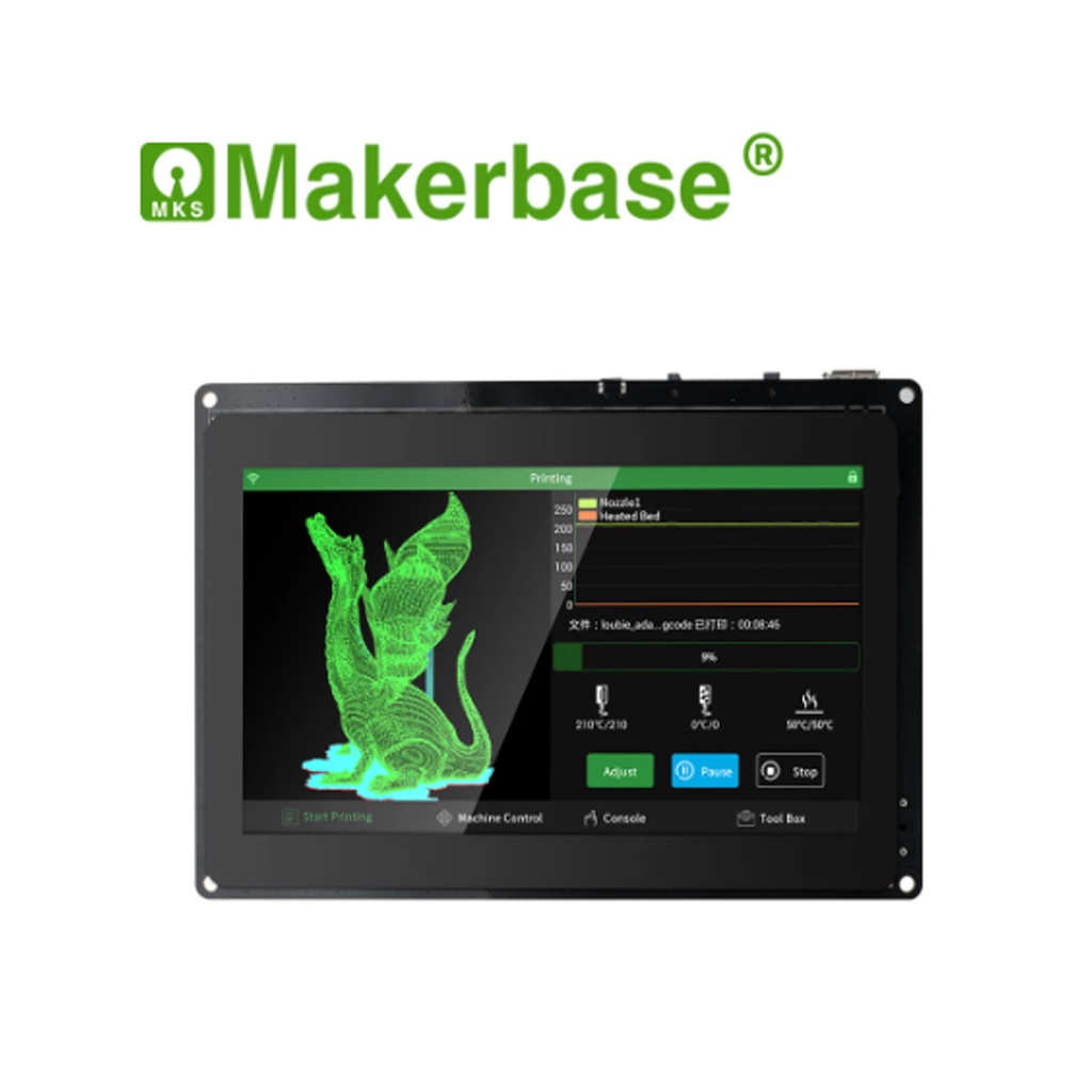 LCD Makerbase PAD 7'' / Smart, Wifi, G-code visualizer | Shopee Brasil