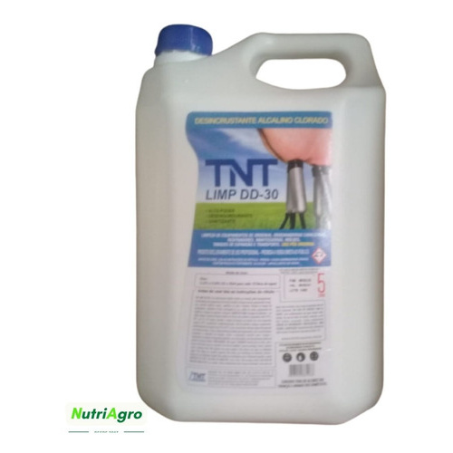 Desincrustante Alcalino Clorado P/ Ordenha Tnt Limpdd-30 5lt | Shopee ...