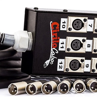 Medusa P Mesa De Som 12 Vias C Conectores Cirilo Cabos 10m | Shopee Brasil