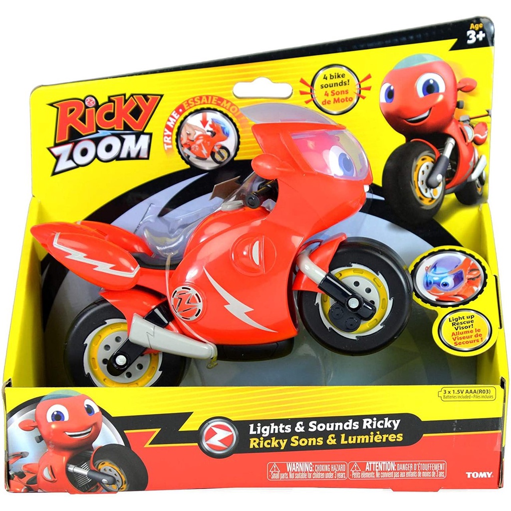 Boneco Ricky Zoom - Moto com Luz e Som - Sunny Brinquedos | Shopee Brasil