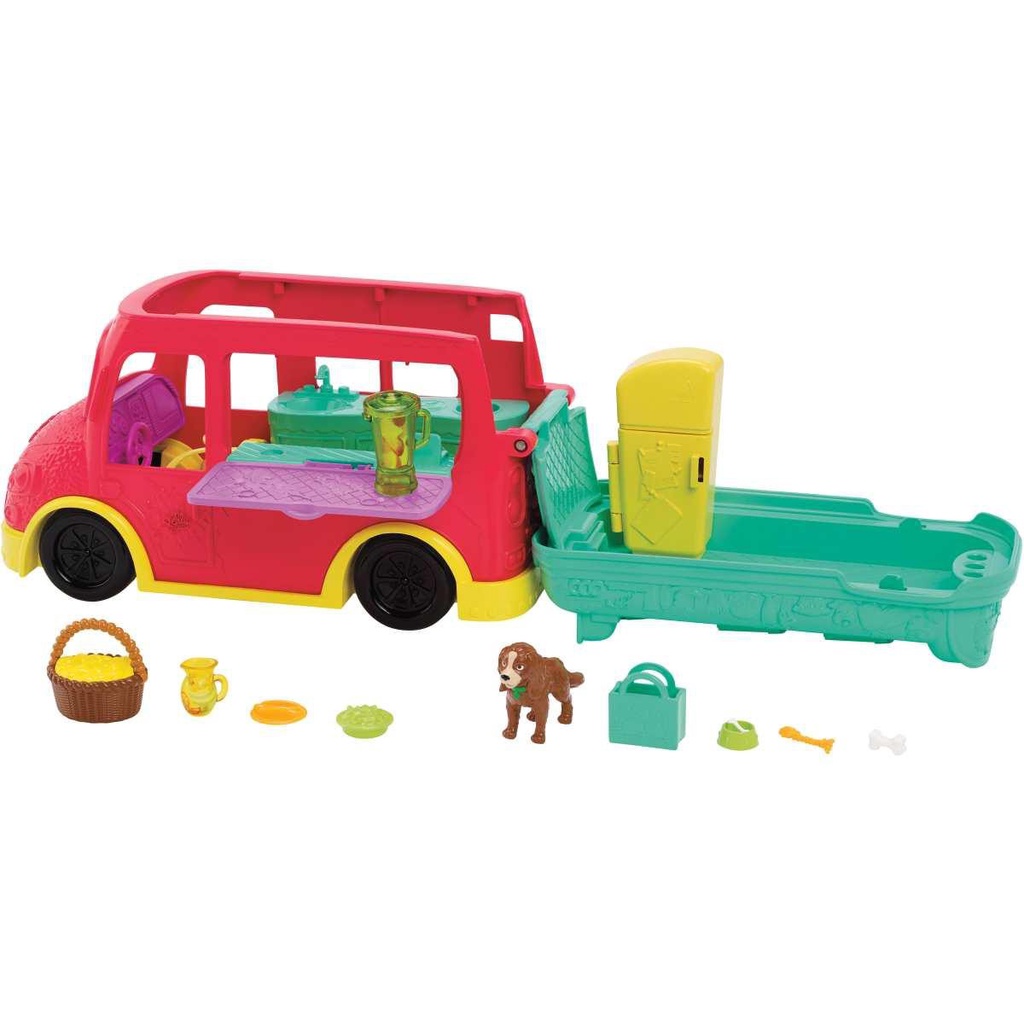 POLLY FOOD TRUCK 2 EM 1 MATTEL UNIDADE | Shopee Brasil