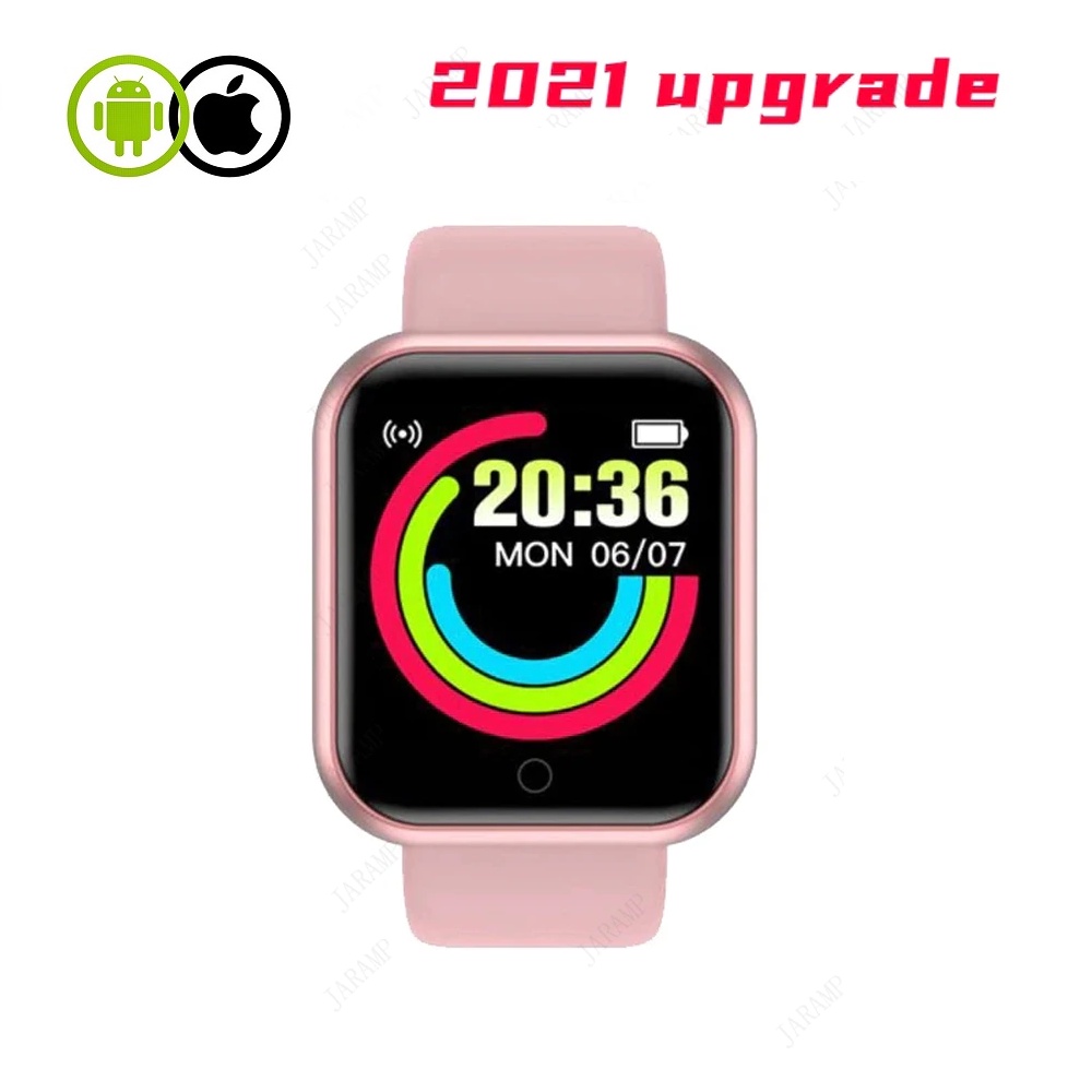 Relógio Smartwatch D20 Pro Tela 1,4 Feminino Coloca Foto Coração Y68 ...