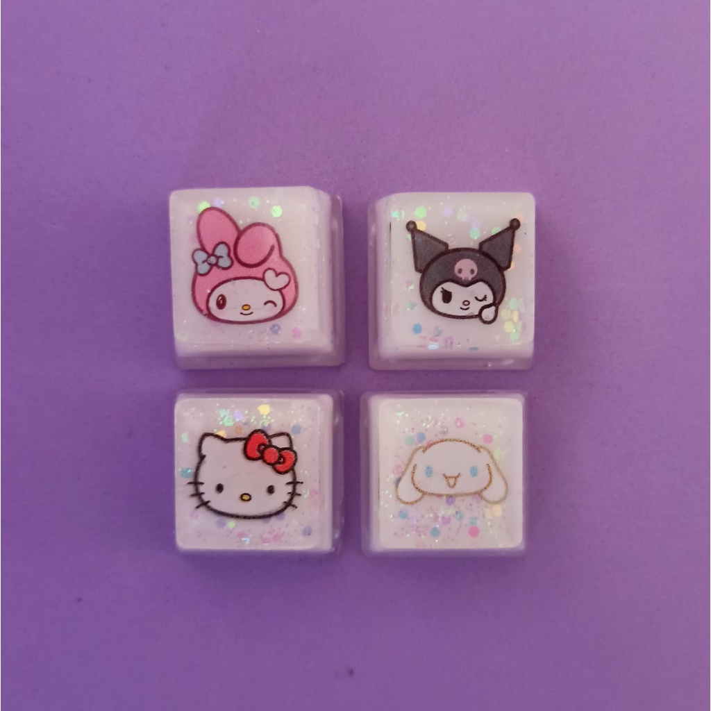 Teclas Sanrio - Kuromi - My Melody - Cinnamoroll - Hello Kitty ...