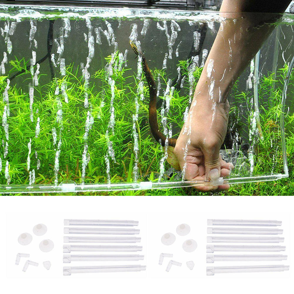 Megamall 2 Set Aquarium Air Tube Airline Tubing Fish Tank Aeration Hose ...