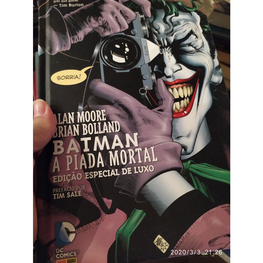 Batman,A piada Mortal - Alan Moore, Brian Bolland | Shopee Brasil
