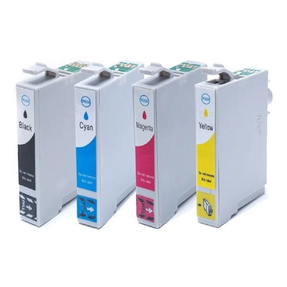 Kit 4 Cartucho Compatível Com Epson 73n Tx200 Tx220 Tx300 Tx400 Tx410 ...