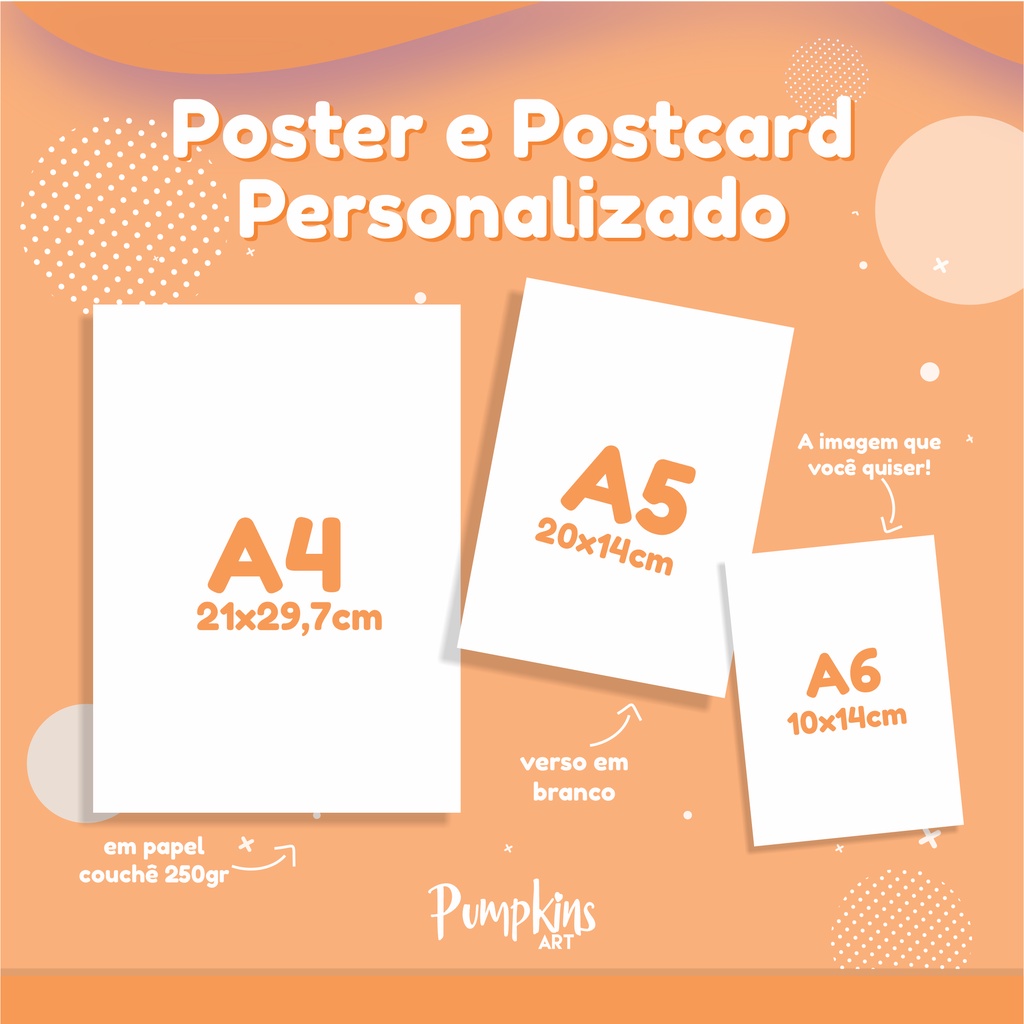 POSTER E POSTCARD PERSONALIZADOS | Shopee Brasil