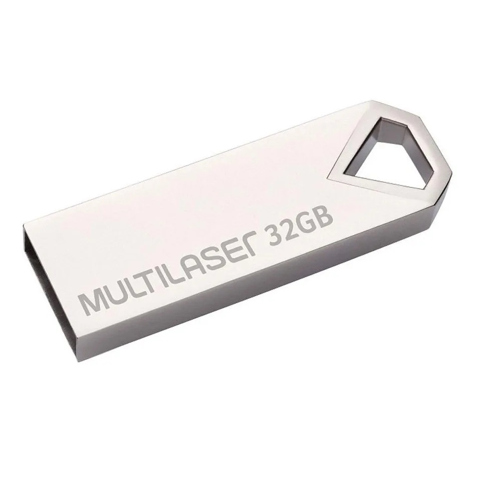 Pendrive 32gb Diamond Multilaser Usb Metalico - Pd851 | Shopee Brasil