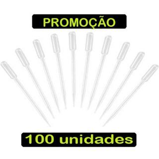 Pipeta Pasteur 3ml conta gotas. KIT C/50 Unidades | Shopee Brasil