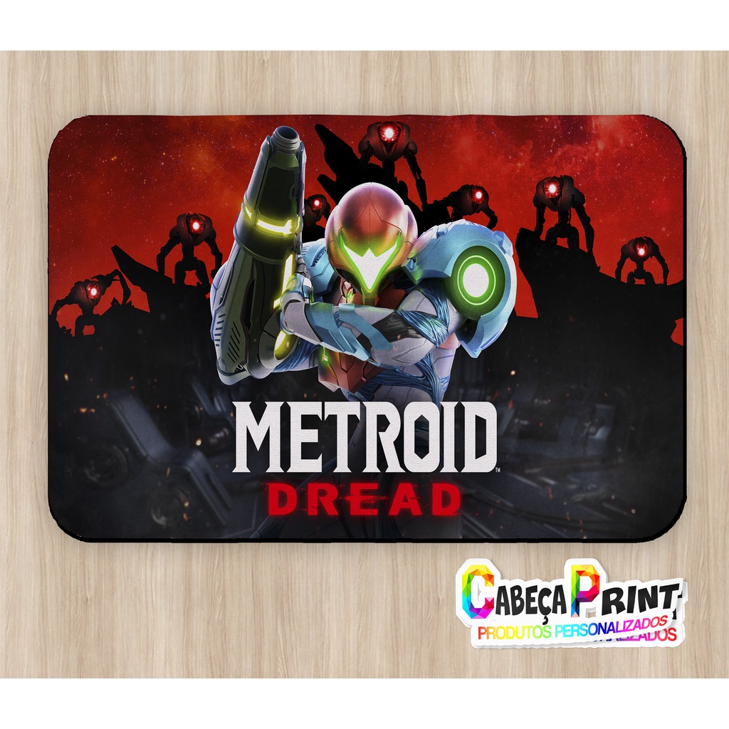 Mouse Pad 20x28 Cm Super Metroid | Shopee Brasil