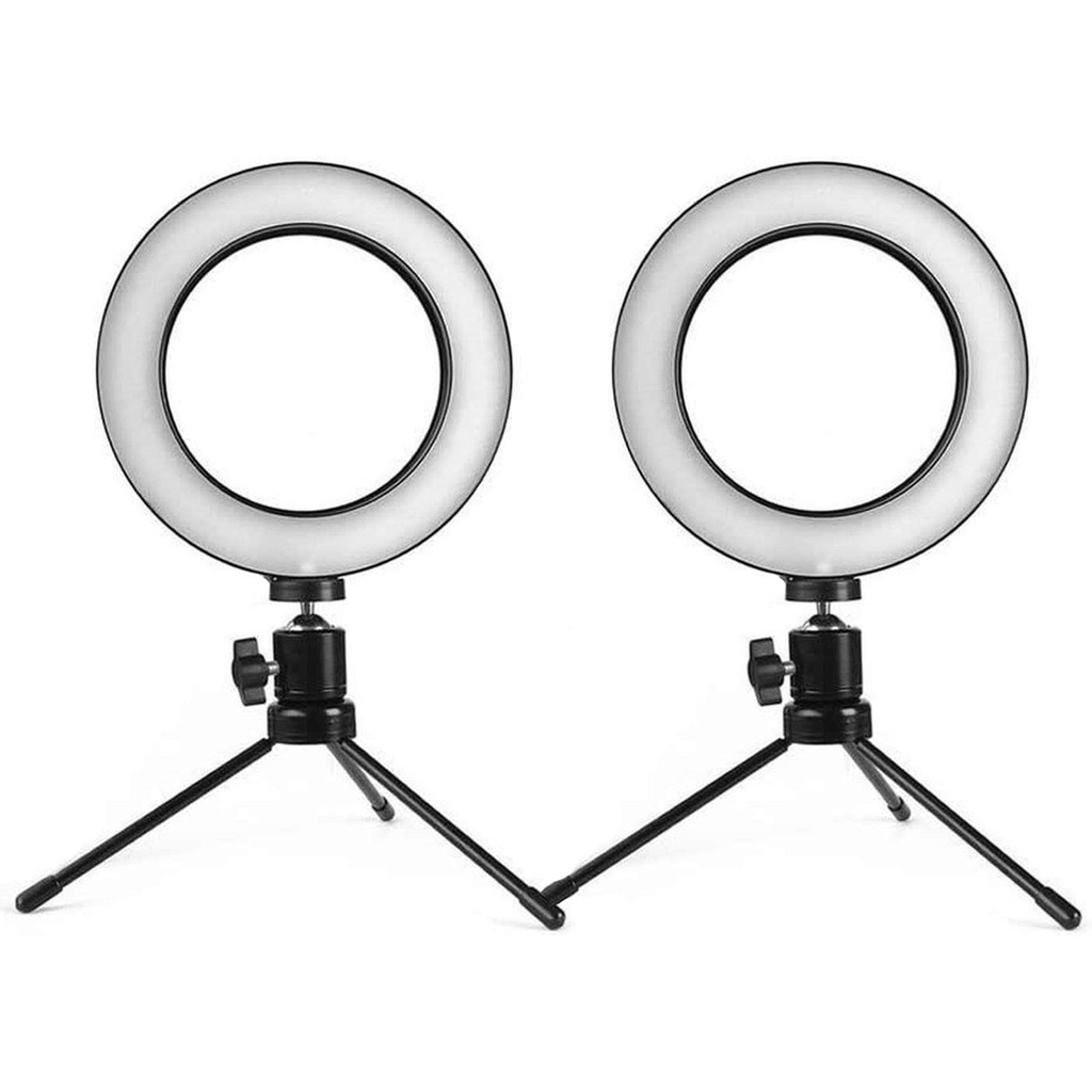 Kit 2 unidades de ring light de 6 polegadas | Shopee Brasil