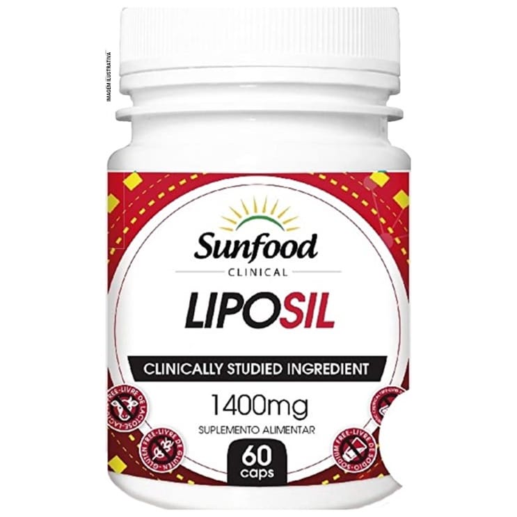 Liposil 1400mg sunfood 60caps | Shopee Brasil