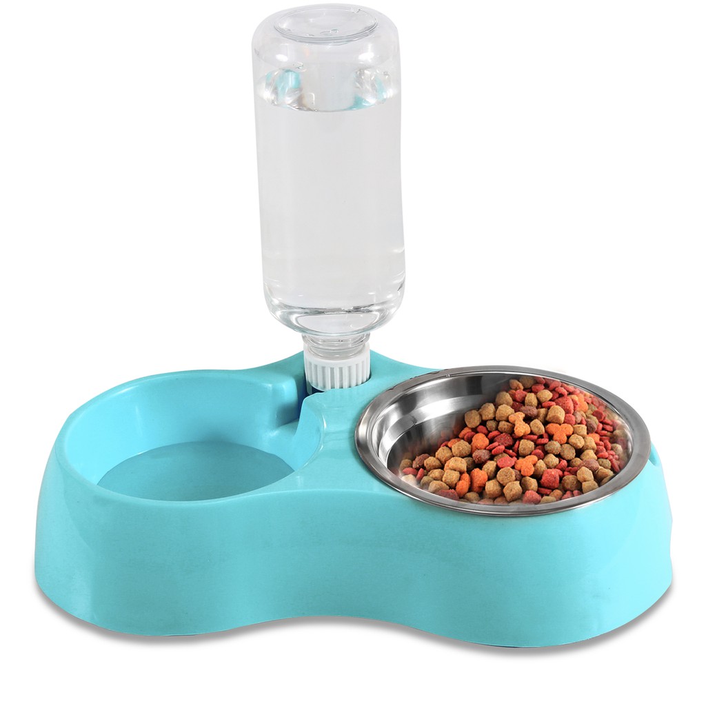Comedouro Bebedouro Automático Duplo Kit Pet Ração e Água Para Cachorro ...
