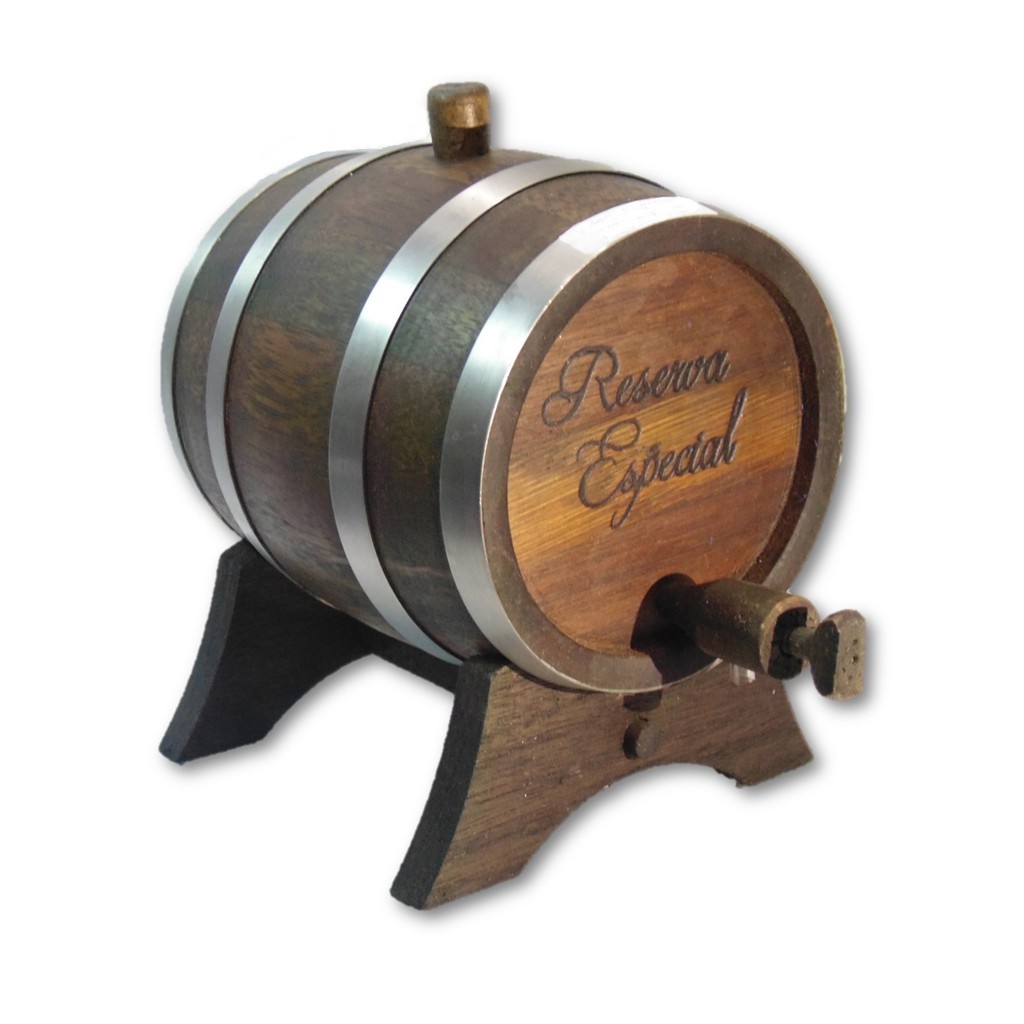 Tonél De Carvalho Carote Barril Para Cachaça 6 Litros | Shopee Brasil