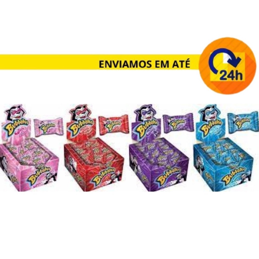 Chiclete Babaloo Caixa com 60 Unidades - Escolha o Sabor | Shopee Brasil