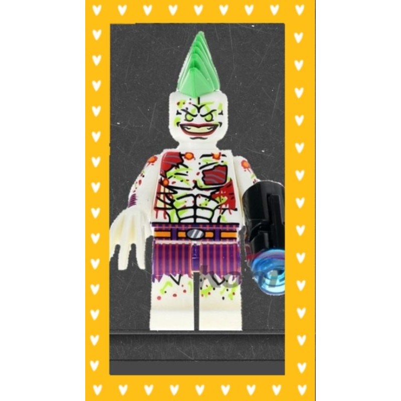 boneco tipo lego arkham games titan joker palhaço coringa Batman dc ...