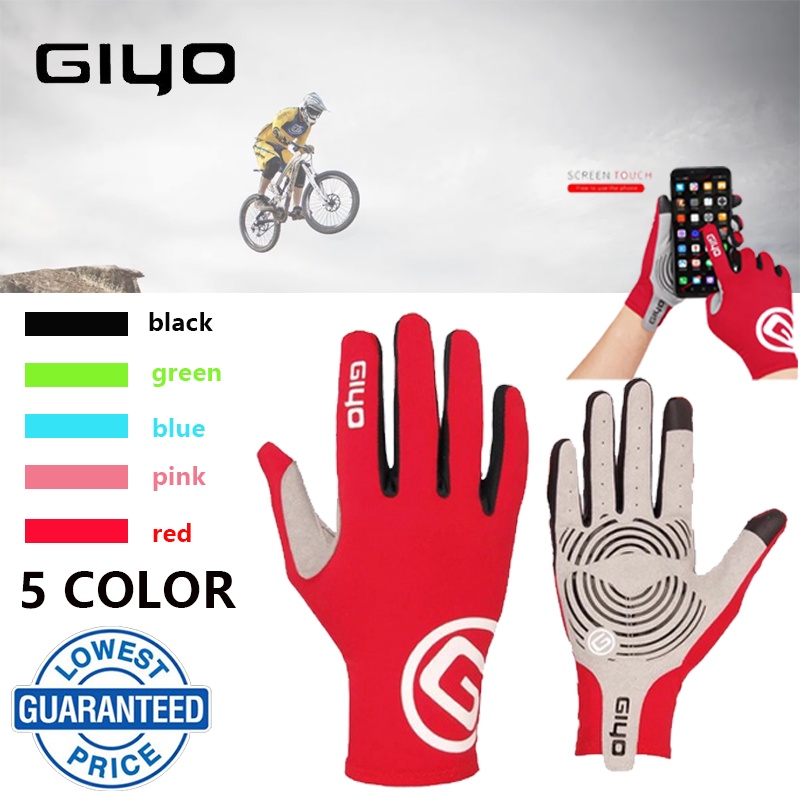GIYO Luvas De Ciclismo Respiráveis Mountain Gel Acolchoadas Com ...