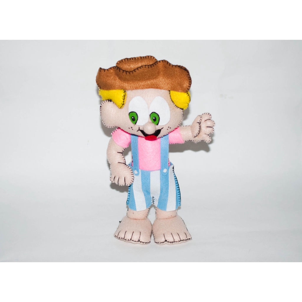Boneco Zé Lelé ( turma do Chico Bento Turma da Monica) em feltro ...