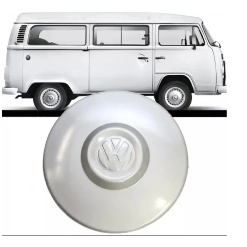 Calota Kombi 1980 até 2018 (branca) - serve para Fusca | Shopee Brasil