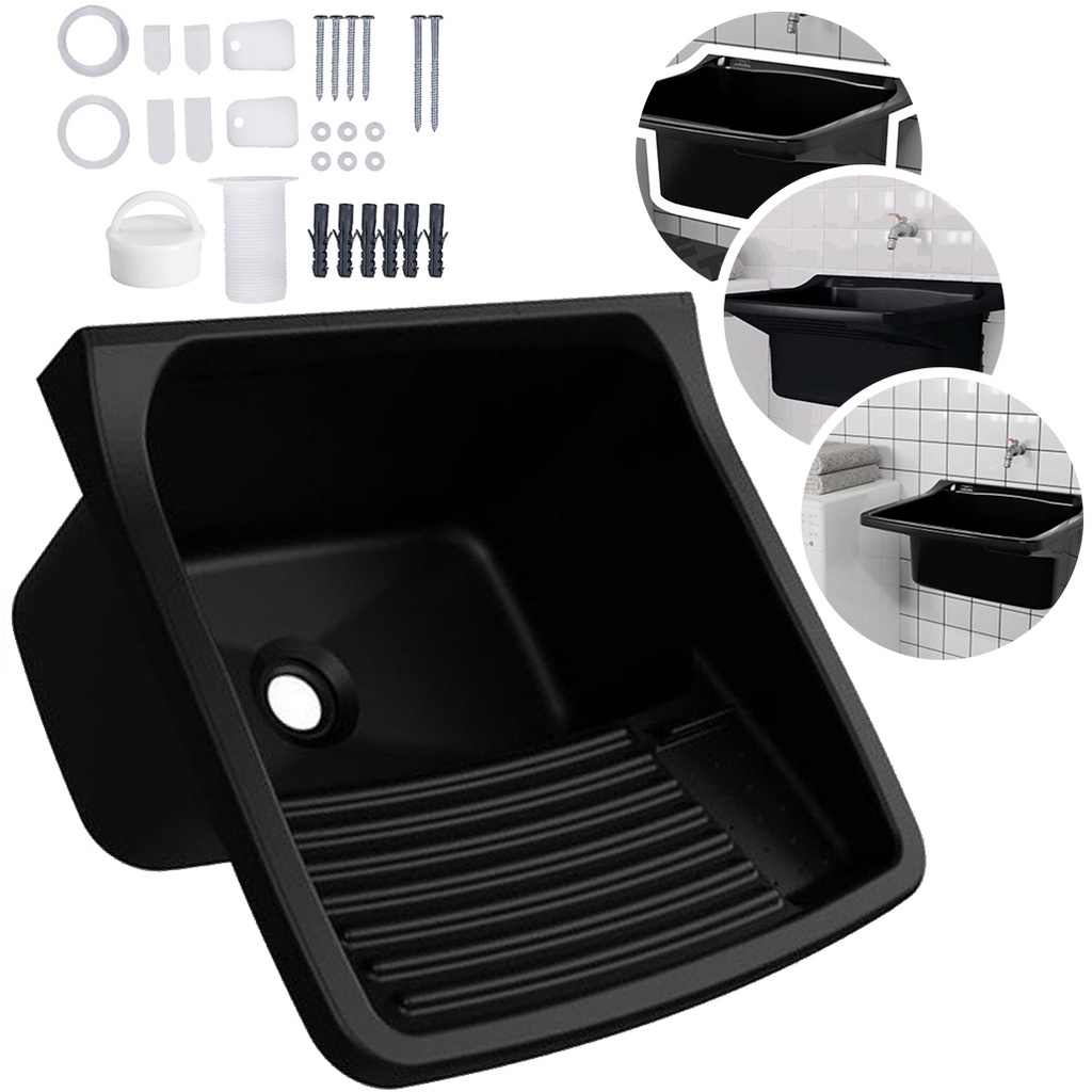 Tanque De Plastico P/ lavar roupa 22 Litros Preto - Astra | Shopee Brasil