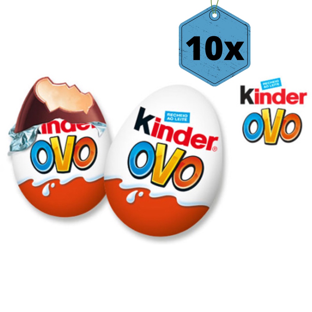 Chocolate Kinder Ovo Chocolate Ao Leite Caixa10un x 20gr | Ferrero ...