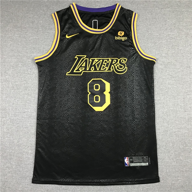 Bryant Kobe No . 8 Los Angeles Lakers preto Snake Nova Publicidade Logo ...