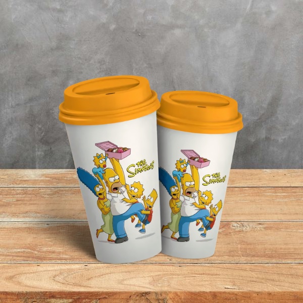 Copo Bucks Simpsons | Shopee Brasil