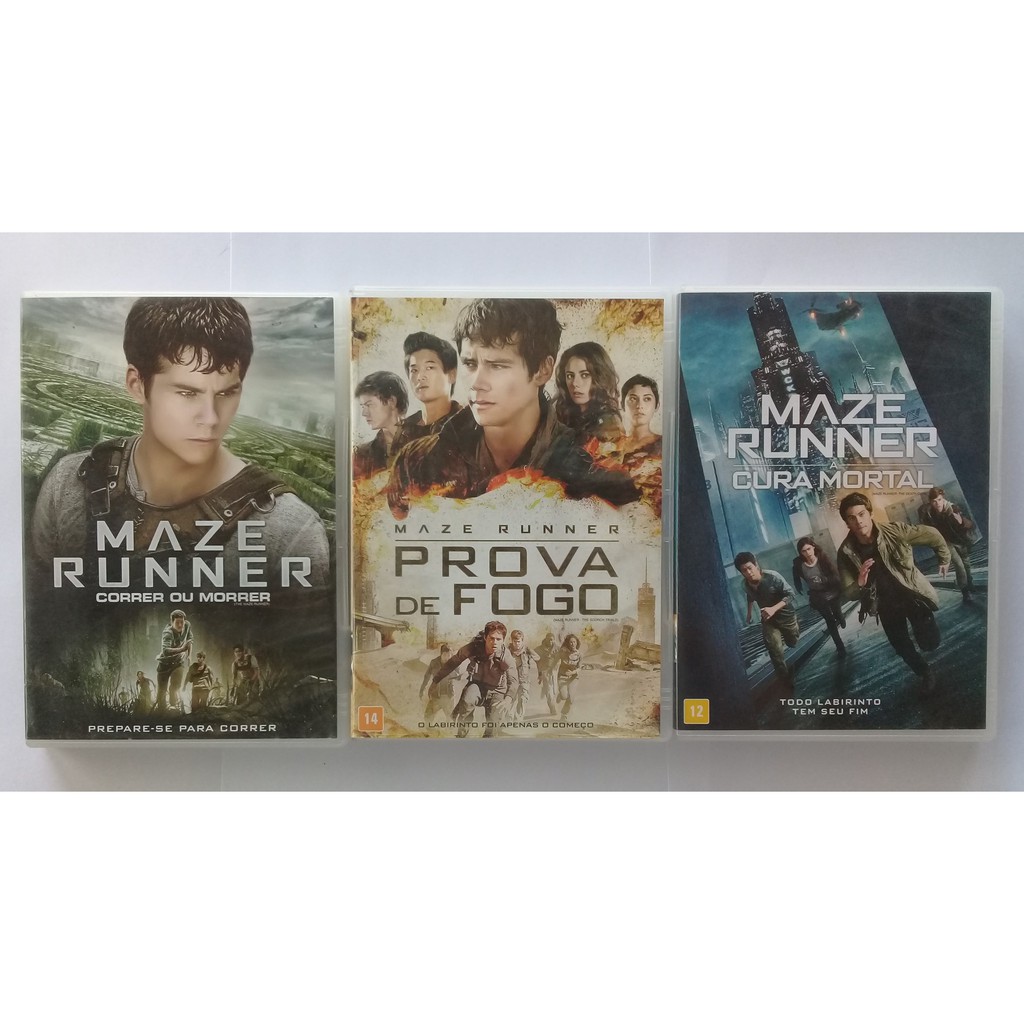 Dvd Coleção Maze Runner 1 2 E 3 Dub Leg Original | Shopee Brasil