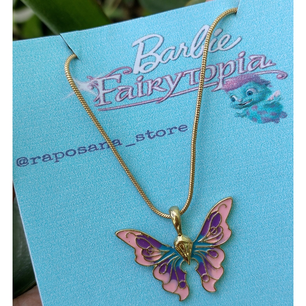 Colar da Barbie - Fairytopia Mermaidia - borboleta | Shopee Brasil