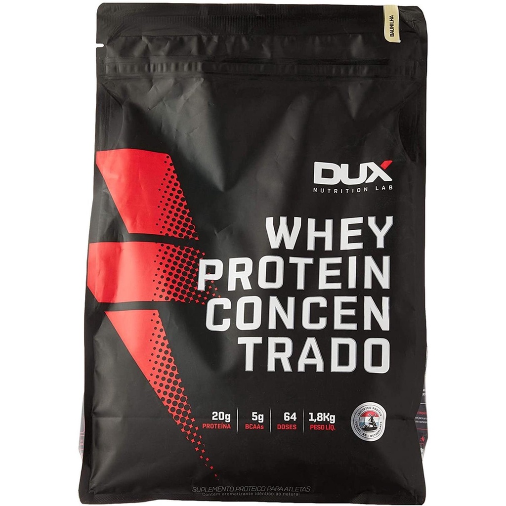 Whey Protein Dux Concentrado - 1,8kg - DUX Nutrition | Shopee Brasil